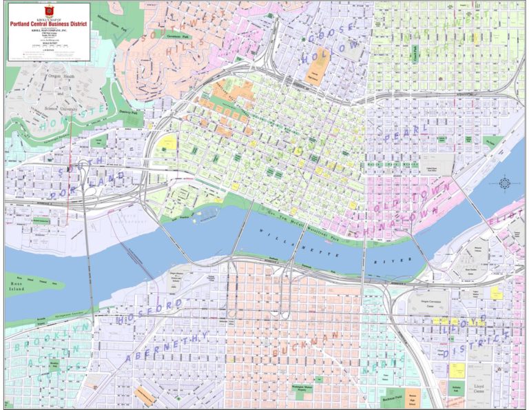 Central Business District Maps » Kroll Map Company