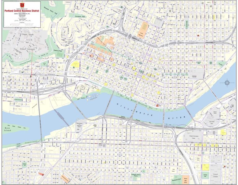 Central Business District Maps - Kroll Map Company